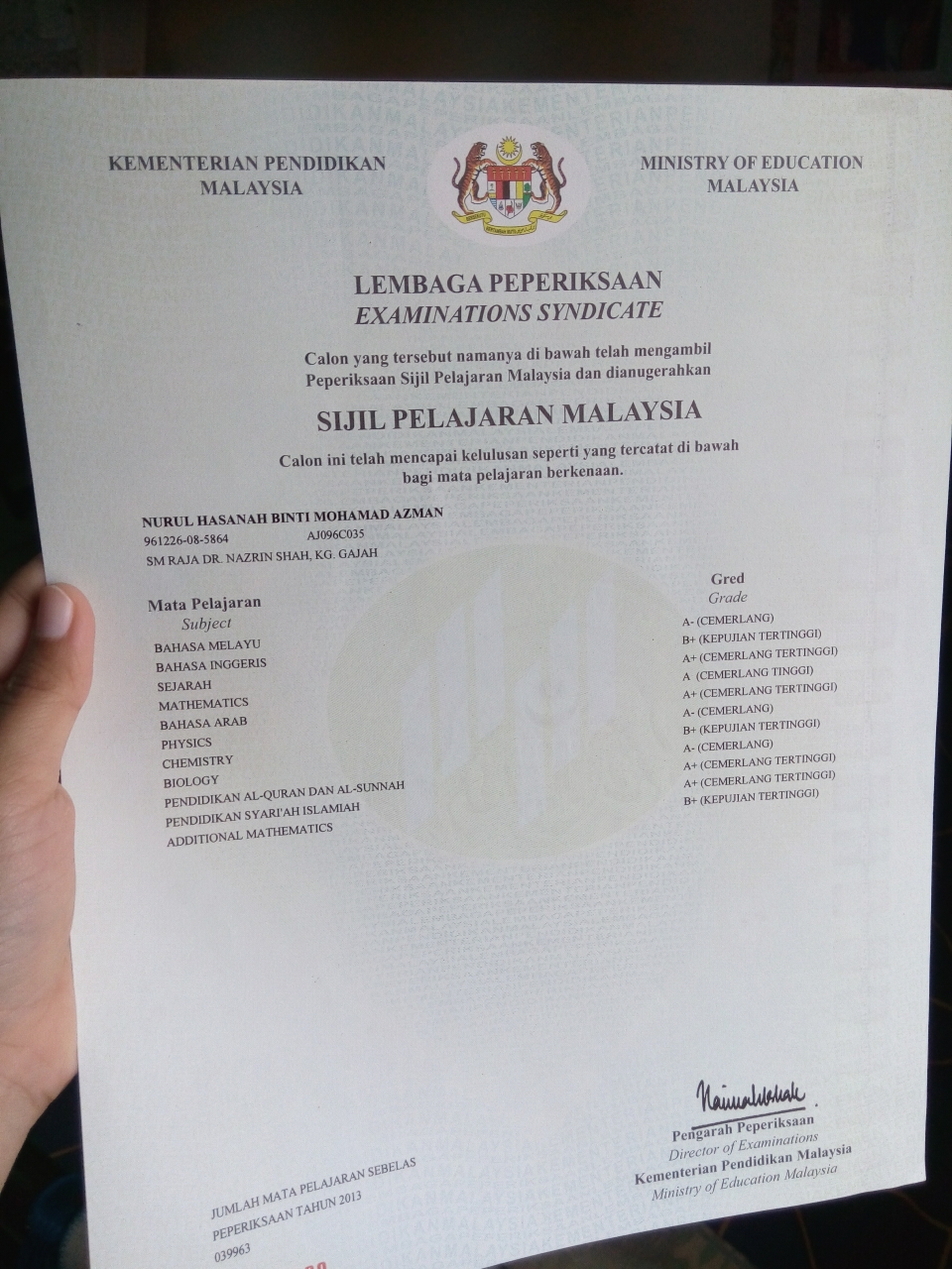 E PORTFOLIO: CERTIFICATION