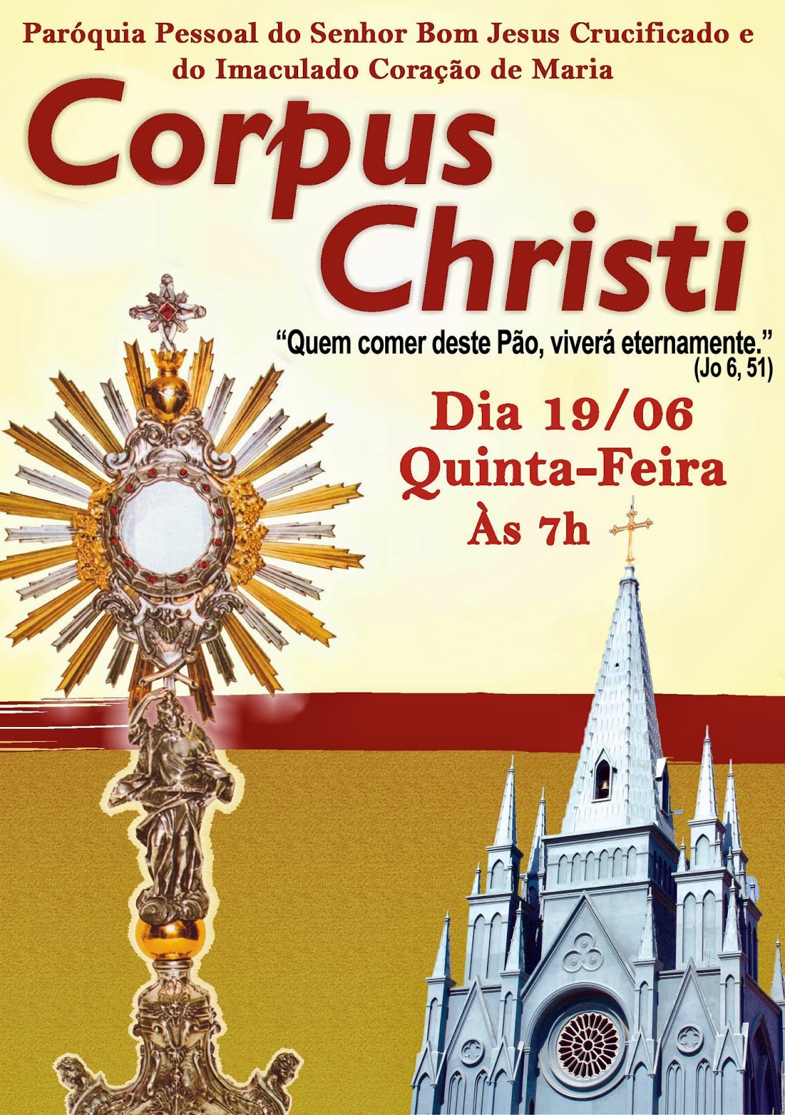 Dóminus Eletrônico: Corpus Christi - Folheto