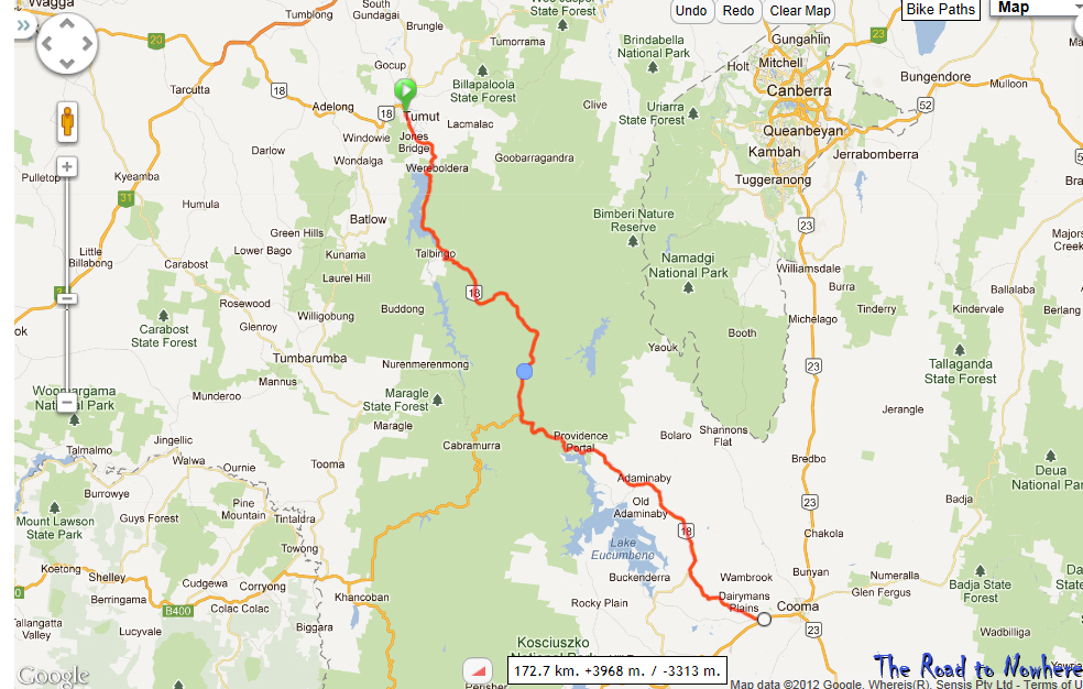 The Road to Nowhere: NSW Rides