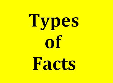 Types of Facts