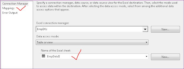 SSIS File SystemTask to create an Excel File dynamically from a SQL Query or Table during ...