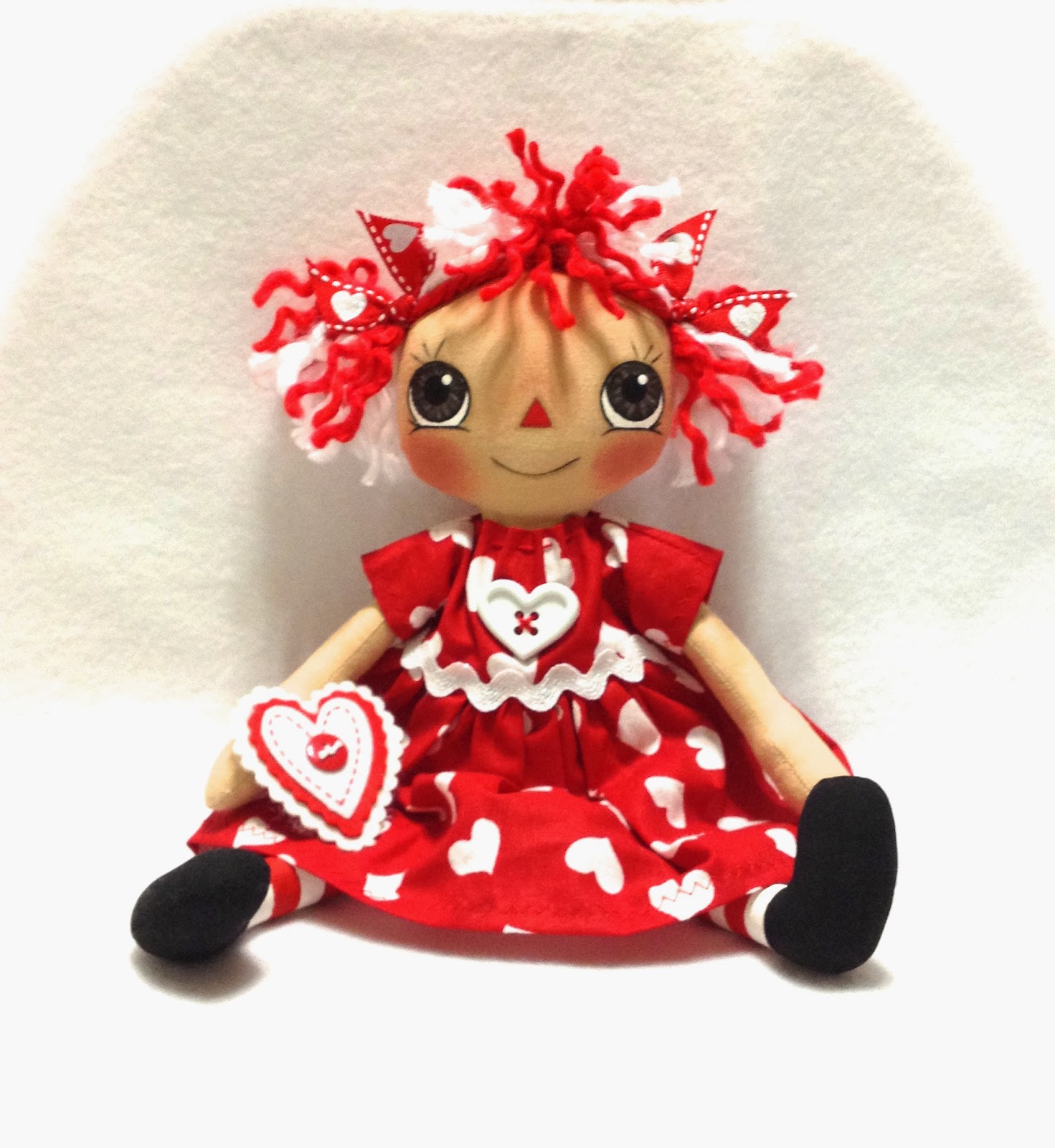 Cotton Candy Dolls: Valentine Rag Dolls 2014