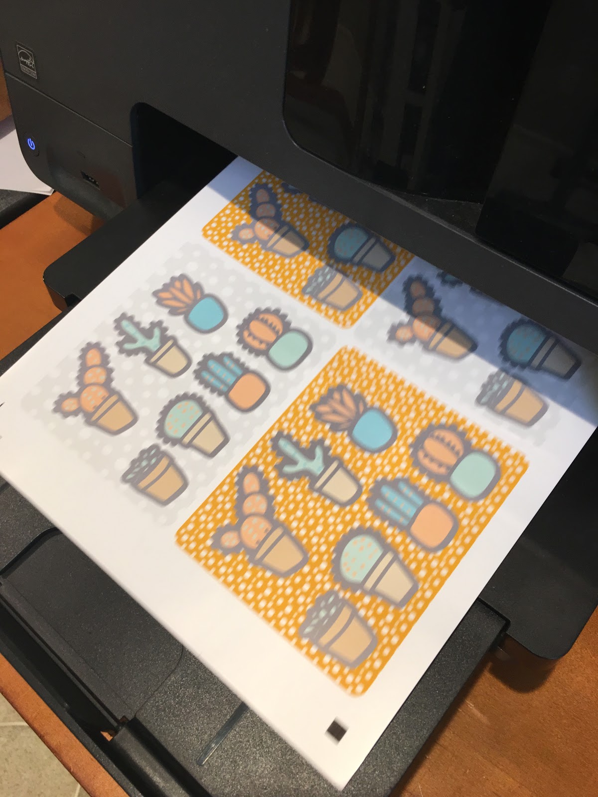 How to Fill Sticker Sheet Backgrounds with Patterns in Silhouette ...