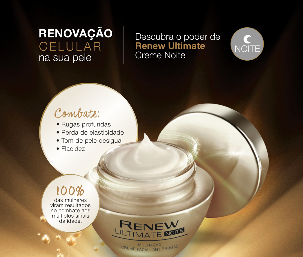 Avon apresenta Renew Ultimate Supreme Tratamento Cosmético Restaurador ...