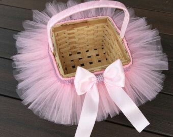 Ideas 101: How to decorate a basket with tulle