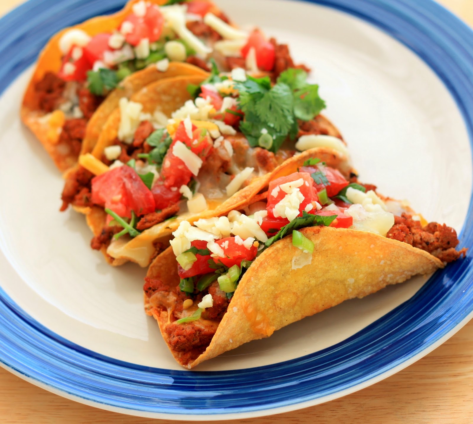 Mangio da Sola: Baked Turkey Tacos