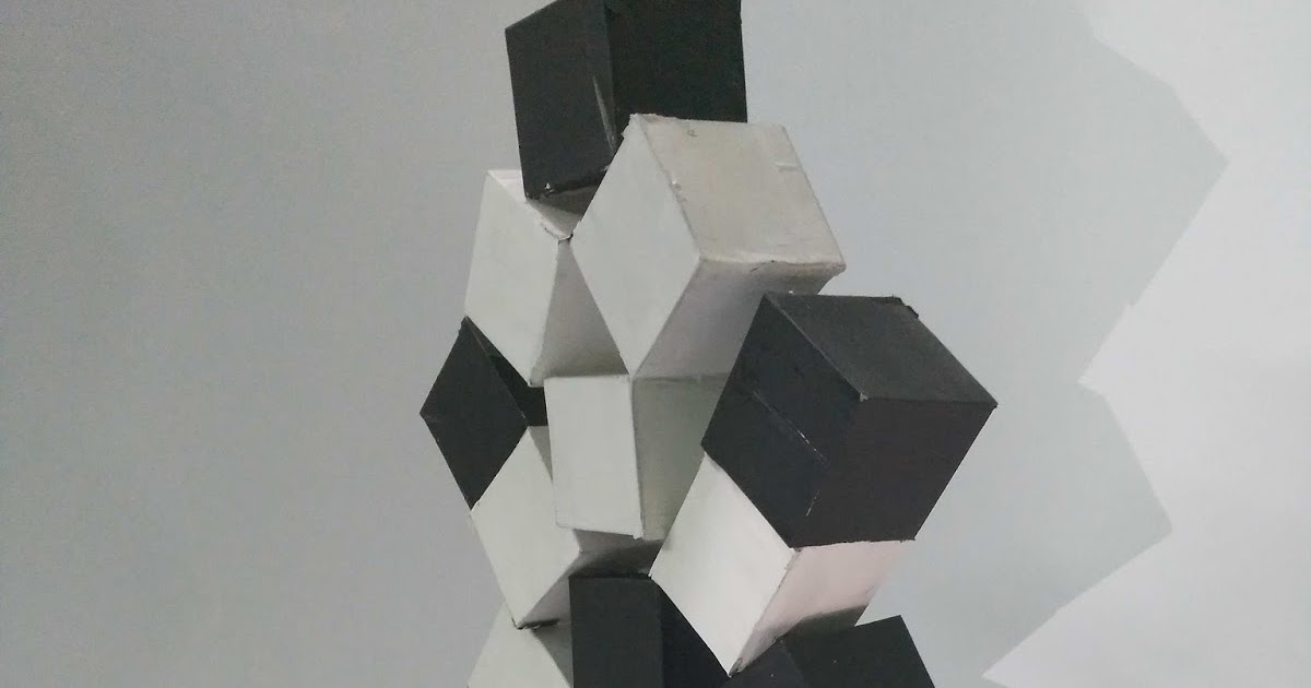 Buildings from basics: Solid void concept from simple cubes