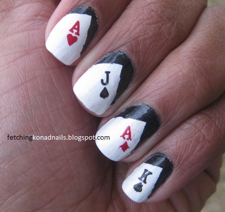 Stacked Deck | Fetching Konad Nails