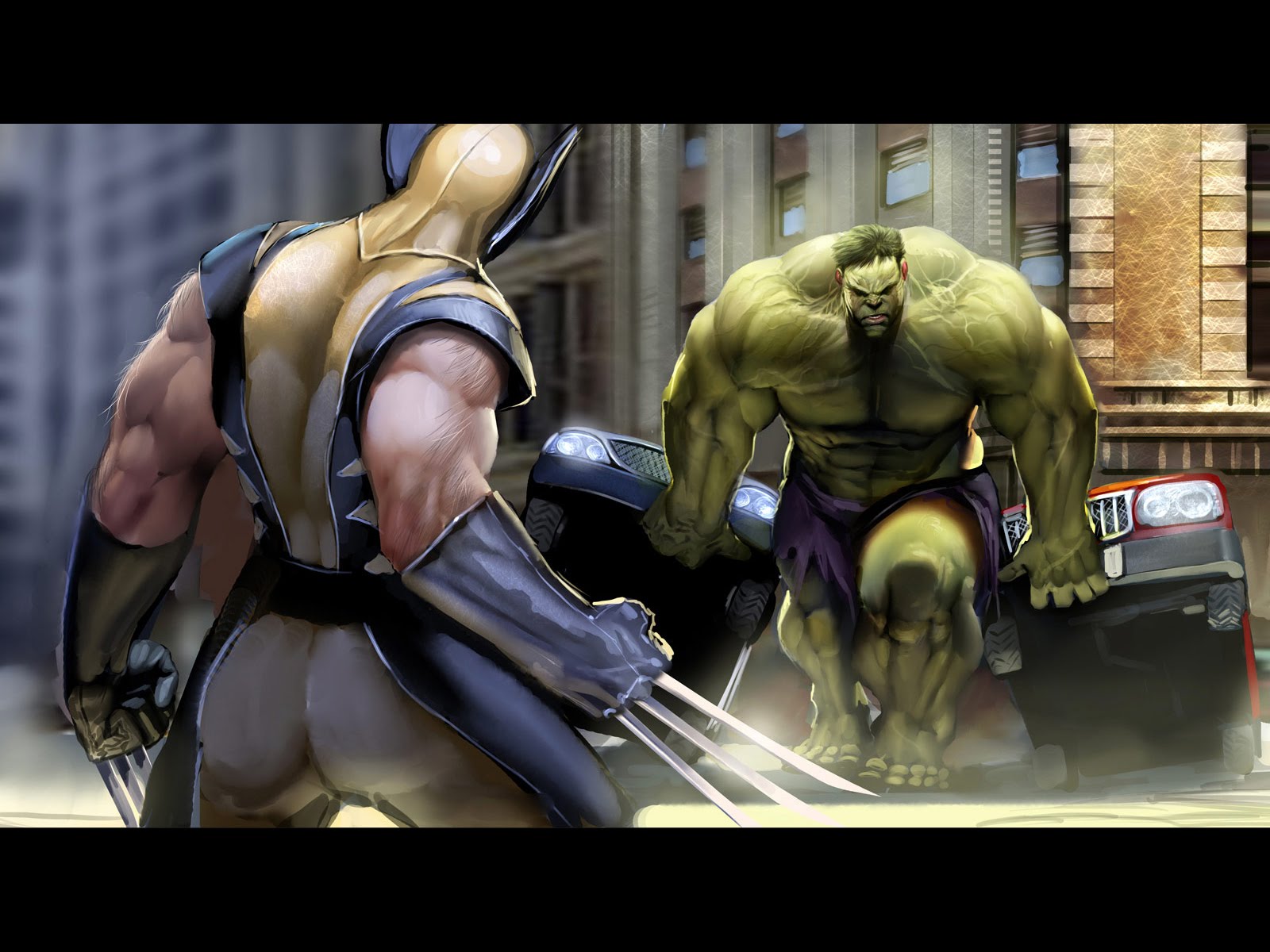 The Daily Desktop: THE HULK VS WOLVERINE!
