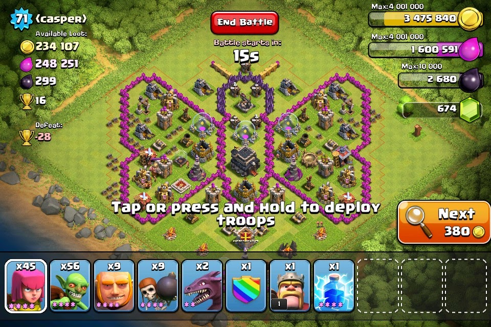 Contoh Susunan Base Unik Untuk COC - Artikel Ampuh