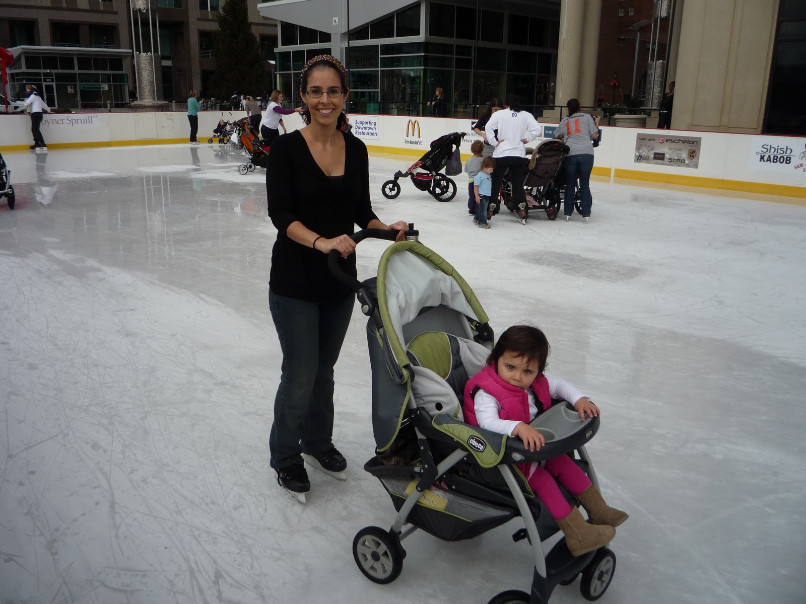 Greener Beginnings: Stroller Ice Skating