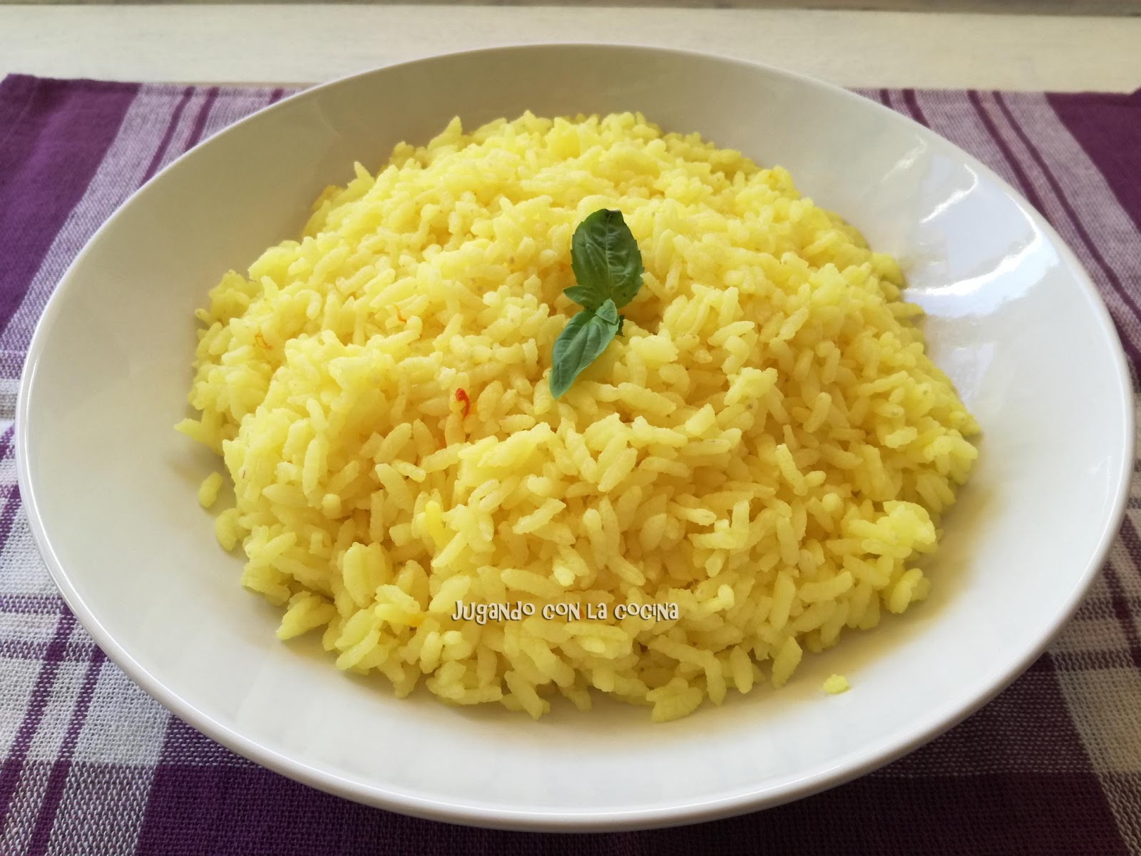 Arroz al azafràn