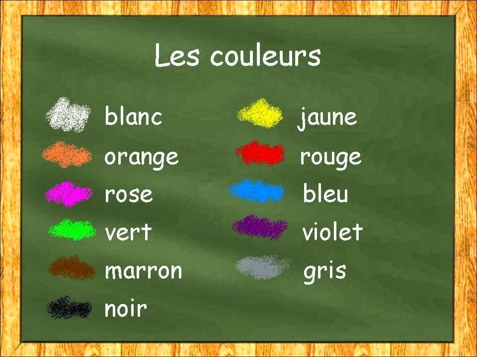 Bienvenue à Bord: Les Couleurs