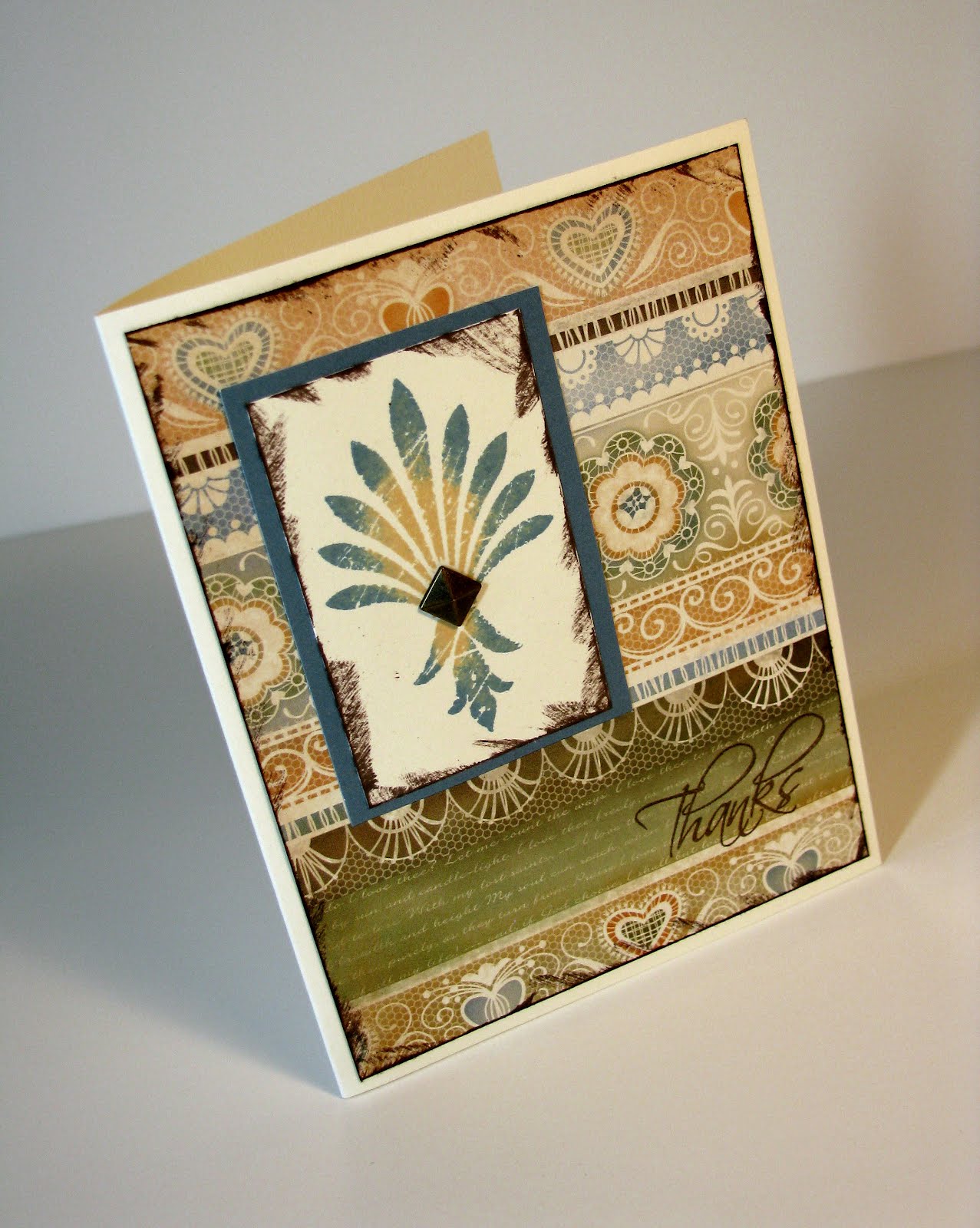 Create With Julie: August Stamp of the Month Art #13