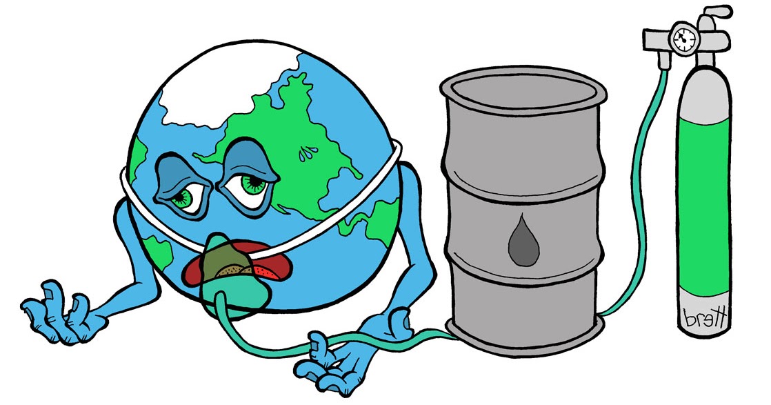 Brett Gilbert: Earth Suffocating by Oil