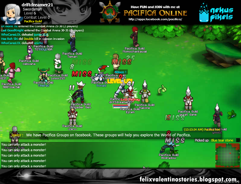 Stories of Felix Valentino: Pacifica Online :)