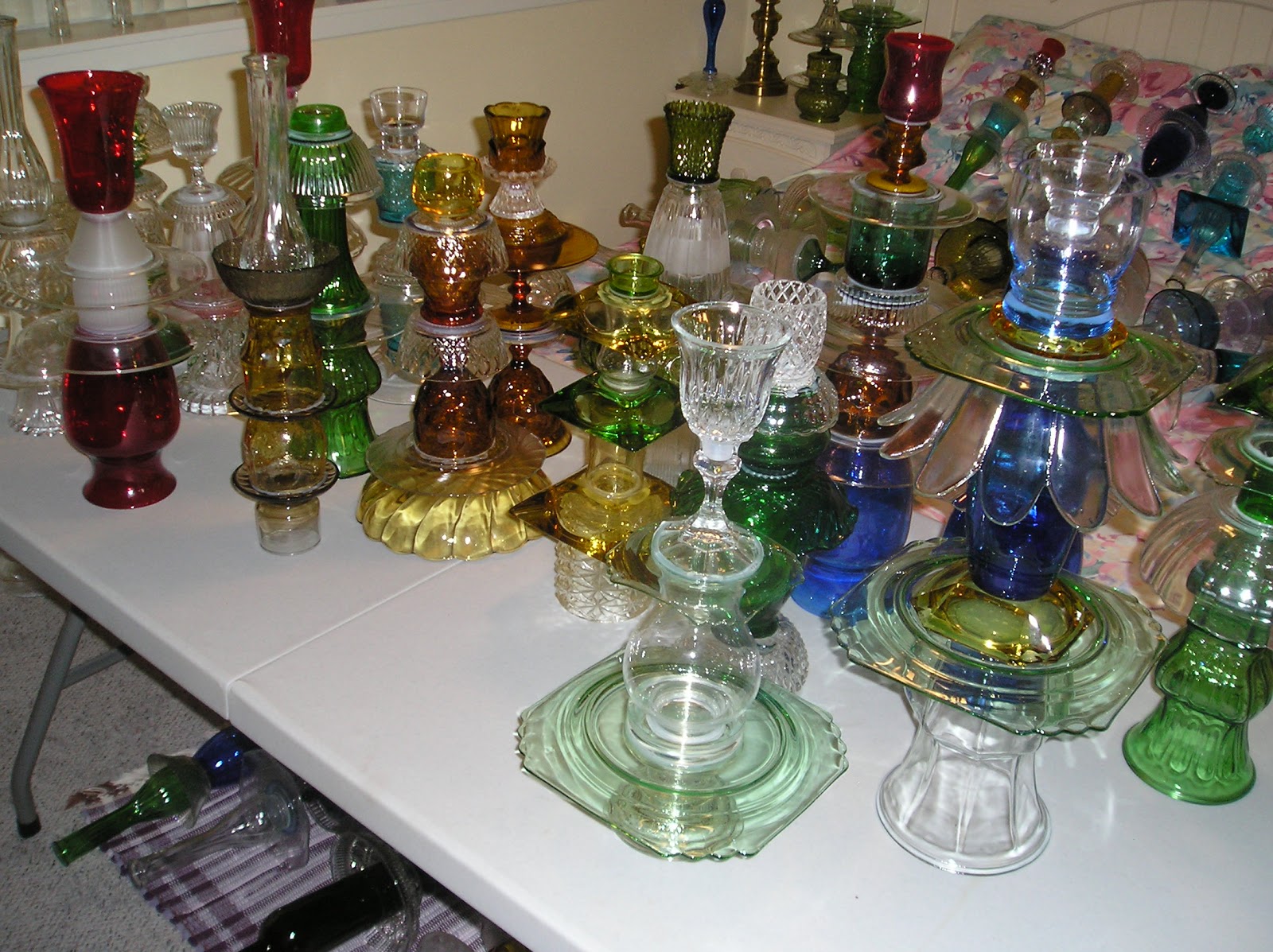 Tis a day in the life ...: Glass Stacks Everywhere