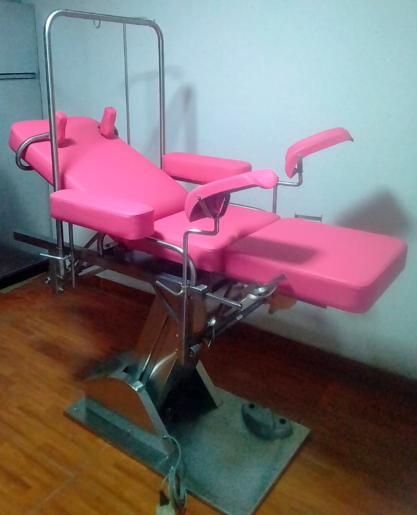 SALUD Y SUPERACIÓN: Mesa de parto electro hidráulica de acero inoxidable