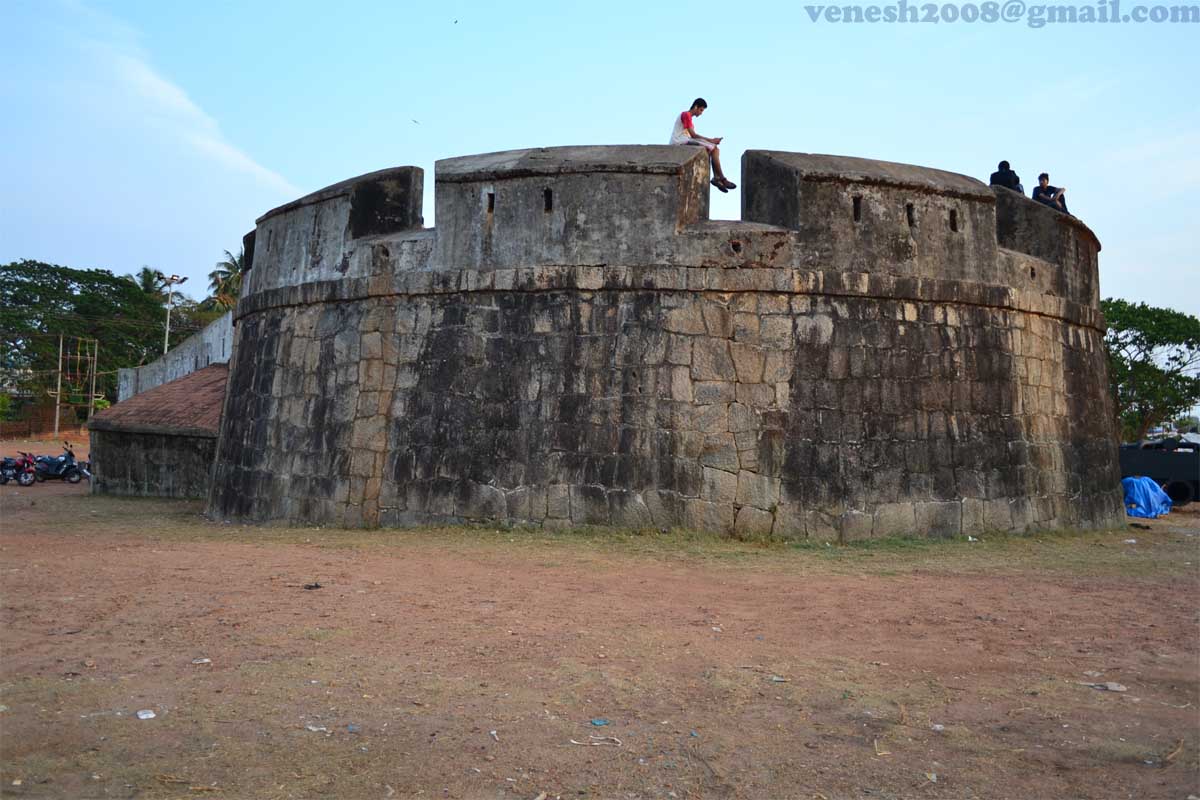 Venesh a v: The Sultan Battery watch tower , Manglore