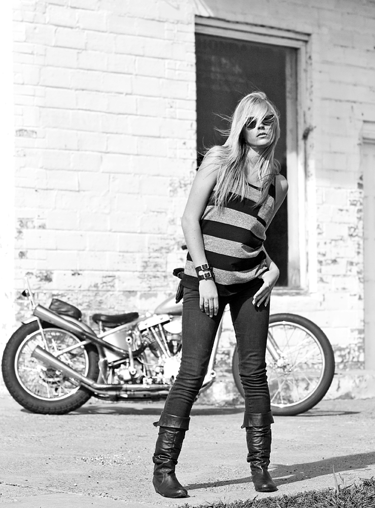 Mercenary Garage Chopper Girl
