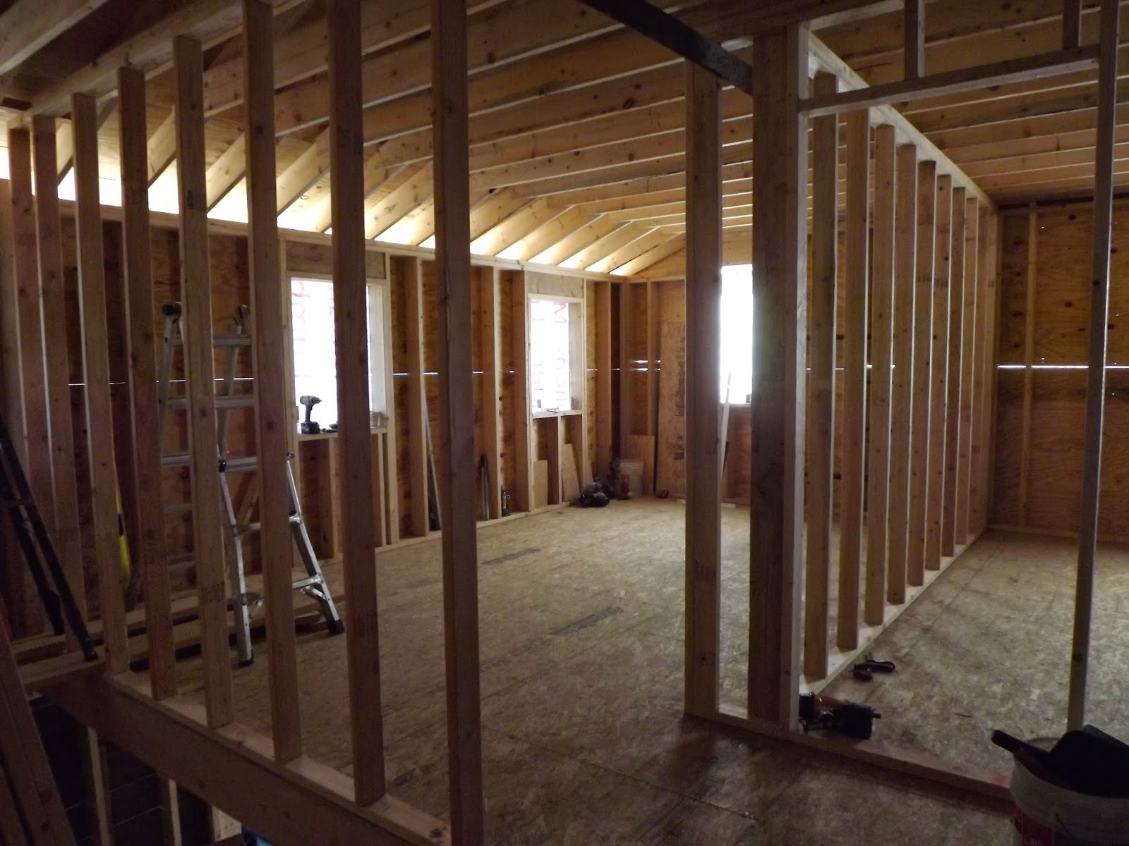 an tigin (the wee house): interior walls on the second floor