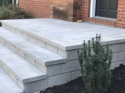 Custom Stoneworks & Design Inc.: Paver Walkway/Steps installed ...