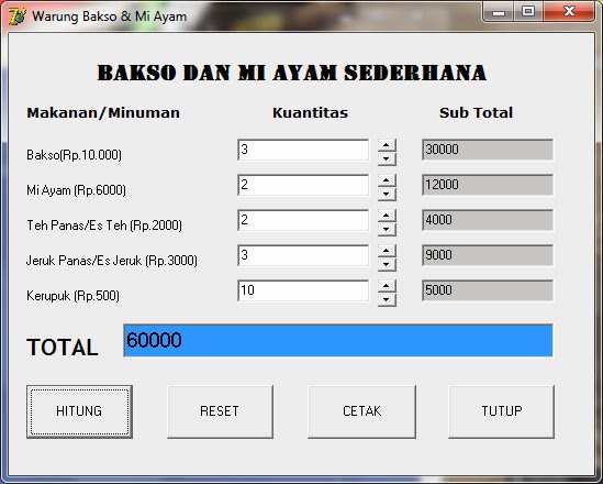 Membuat Program Kasir Sederhana - Delphi Membuat Program Kasir Sederhana - Delphi