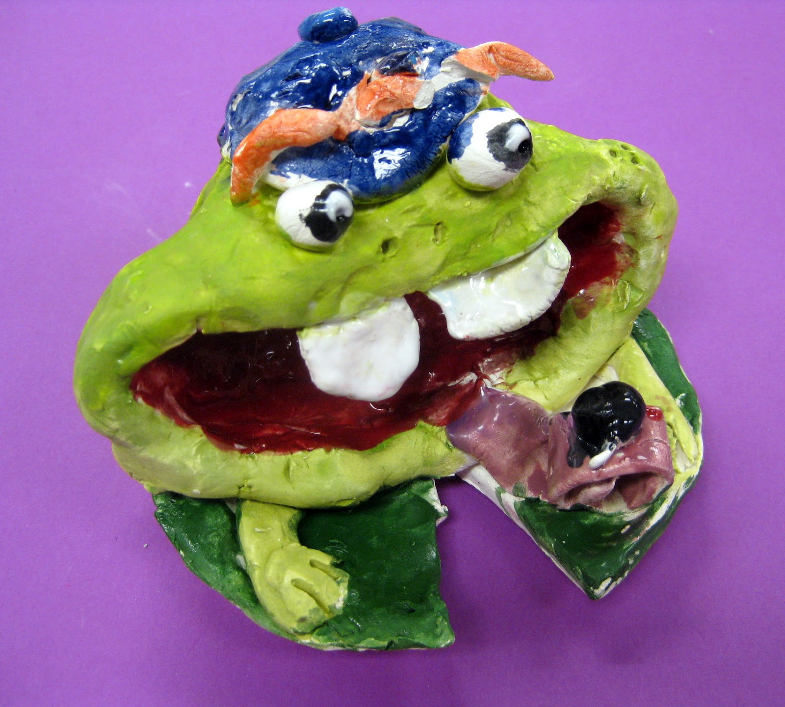 Cassie Stephens: In the Artroom: Fabulous Frogs