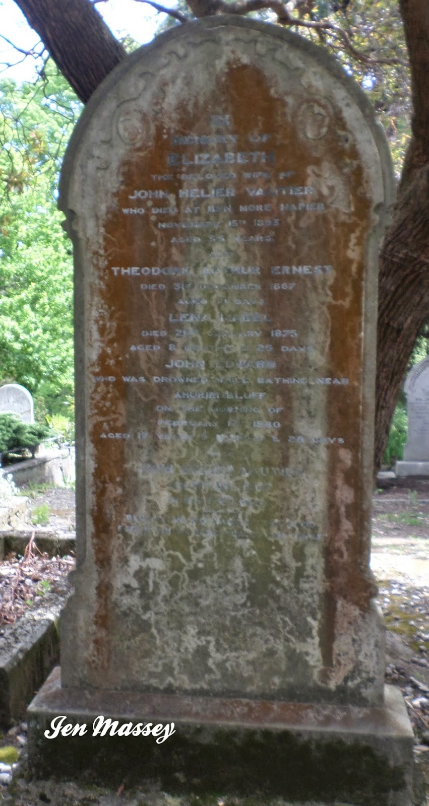 Napier Daily Photo: Old Napier Cemetery Part 6