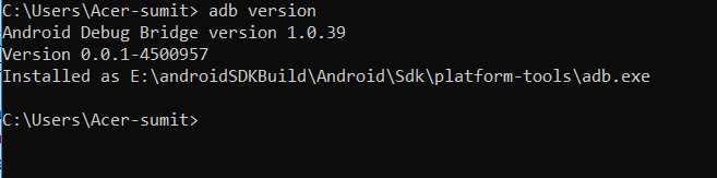 How to check adb version in react native application development | SKPTRICKS