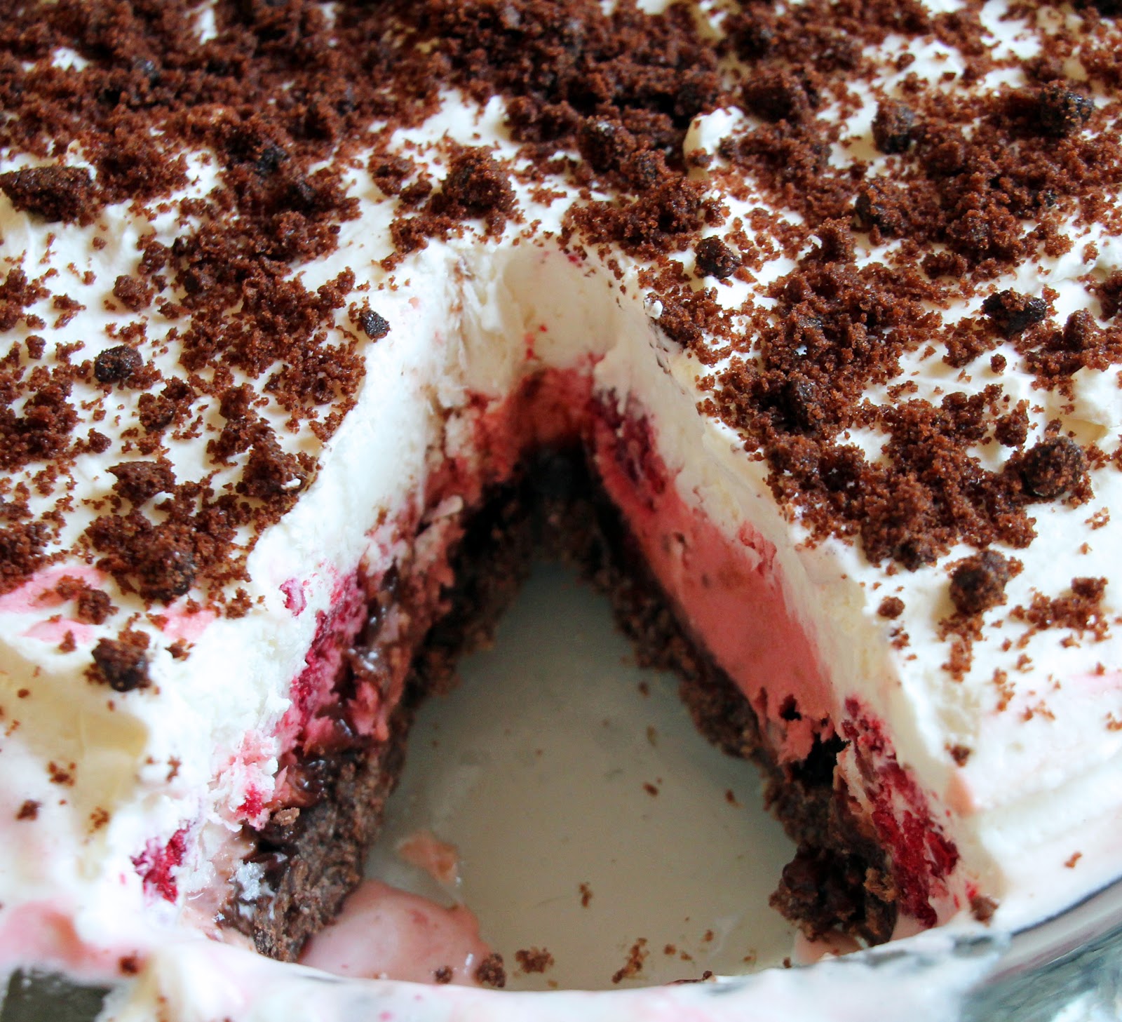 Life Is Sweets: No-Bake Vanilla Ice Cream Raspberry Sherbet Pie