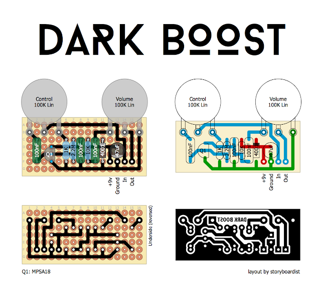 Perf and PCB Effects Layouts: Devi Ever Dark Boost