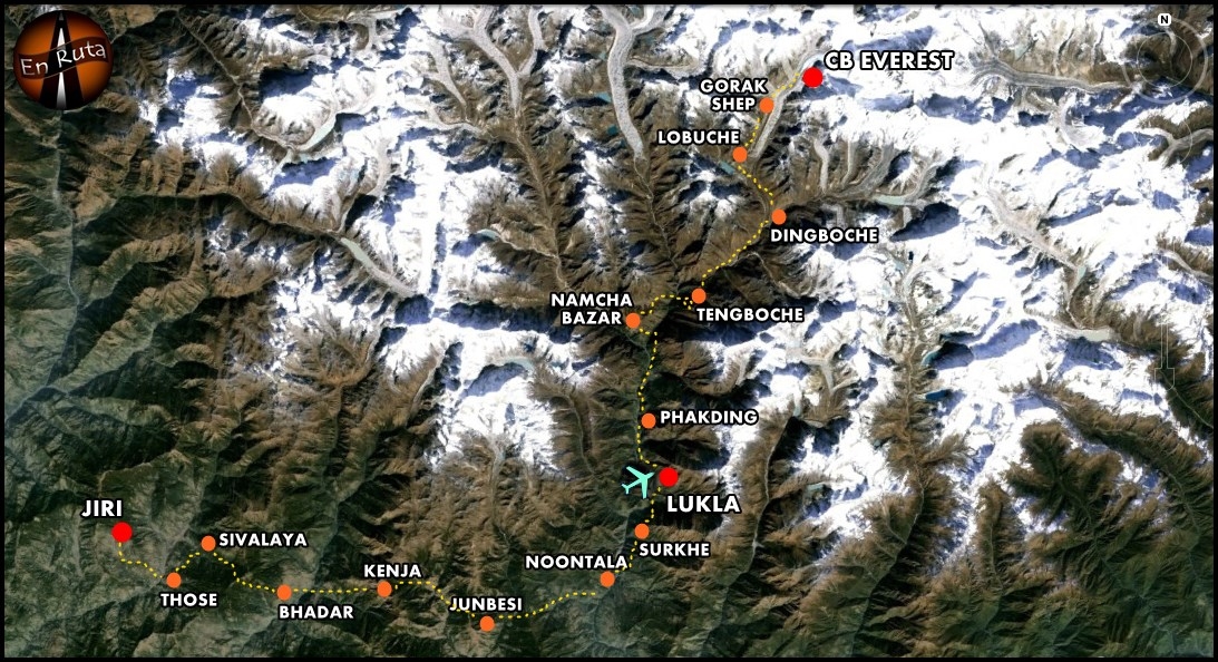 Trek CB Everest: "Vuelo a Lukla, rutas e itinerarios"