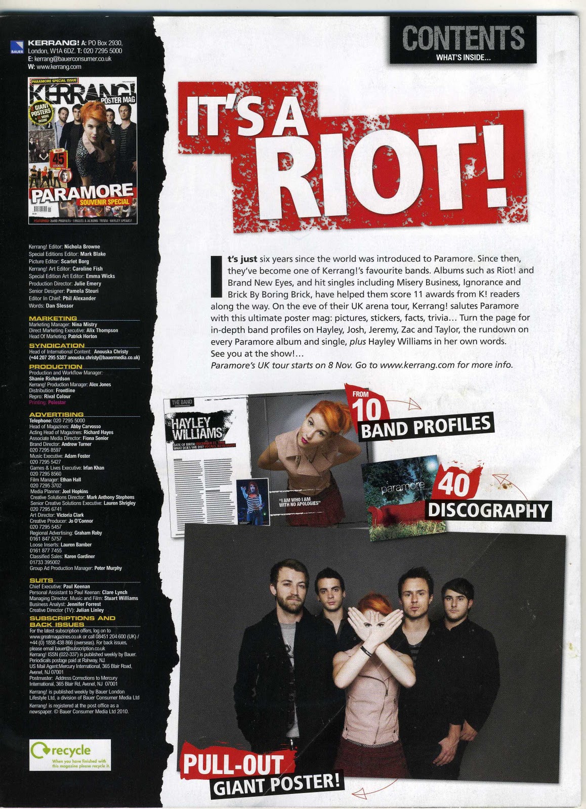 Zahra's Media: MUSIC MAGAZINE - ANALYSIS