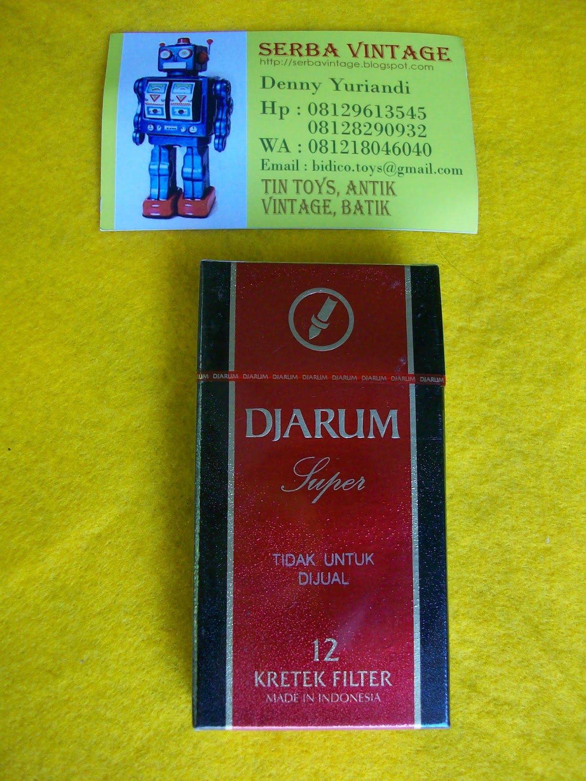 serba vintage: Rokok-rokok jadoel made in Kampoeng