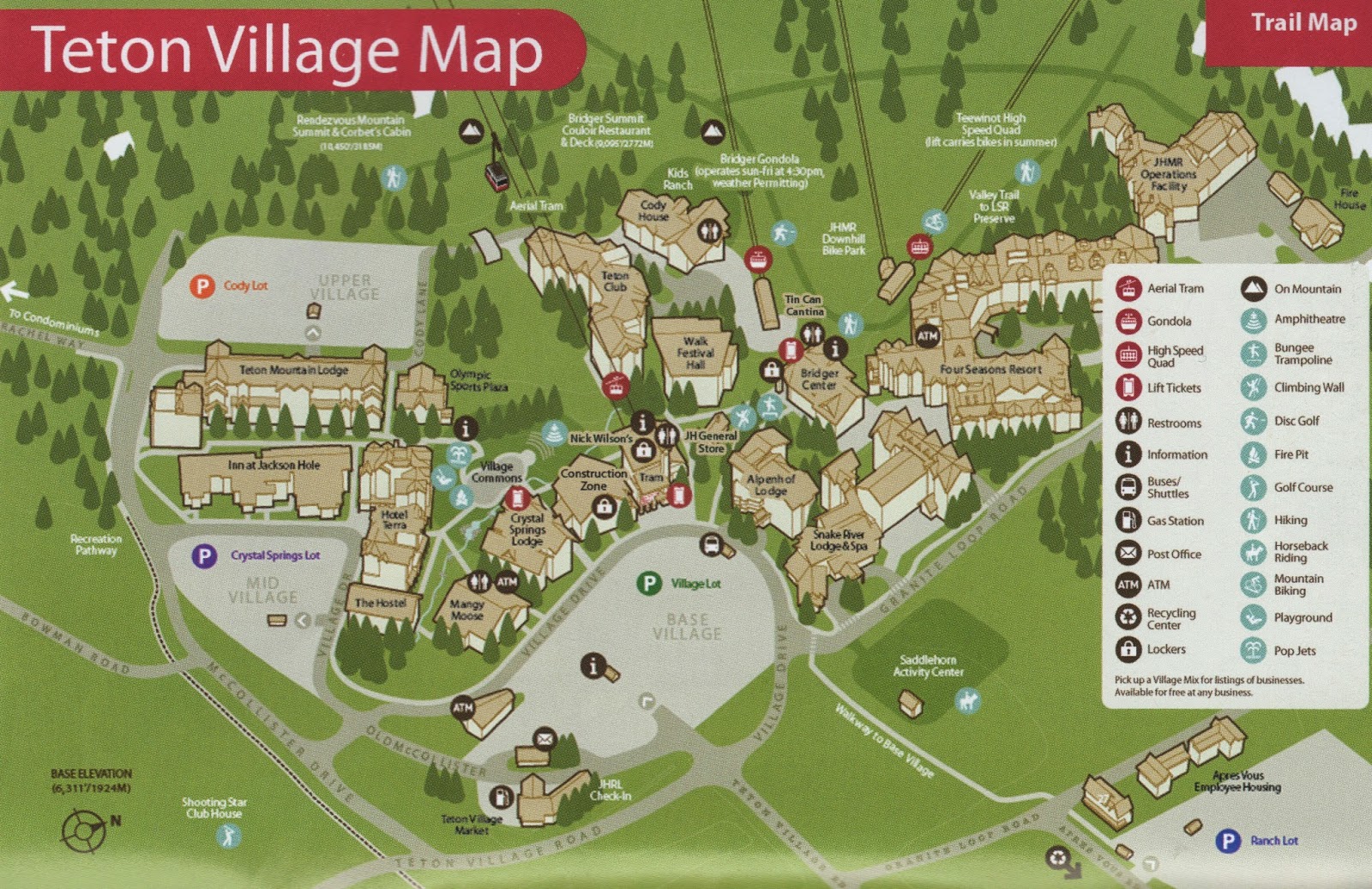 Jackson Hole Teton Village Map