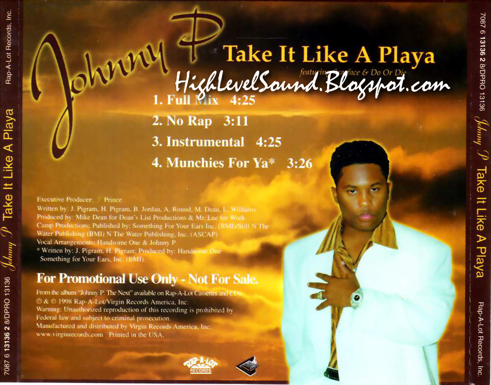 highest level of music: Johnny P Feat. Scarface & Do Or Die - Take It ...