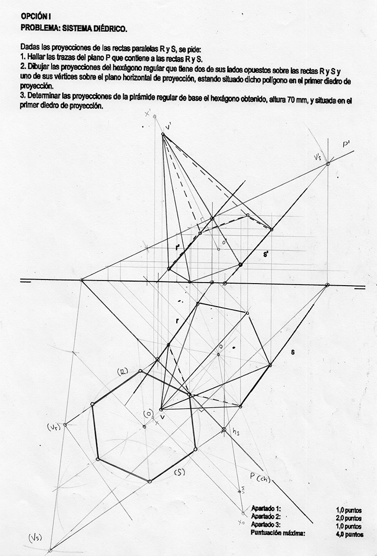 prácticas dibujo técnico: CONTROL 2.2 (DT II)