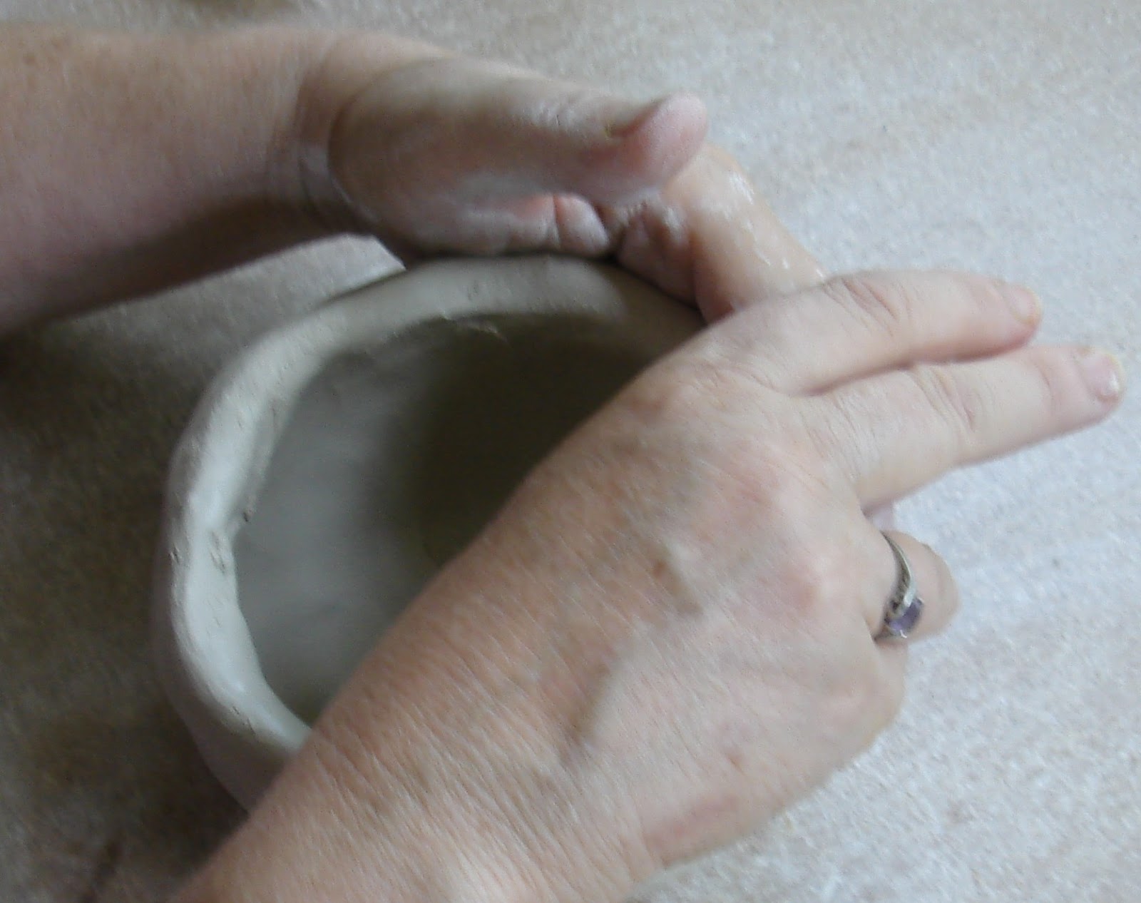 Blue Starr Gallery: Making a Pinch Pot