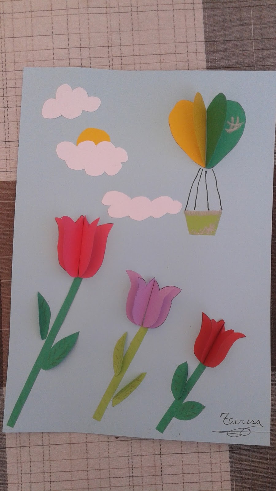 Se me va el baifo: Dibujos en 3D con cartulinas