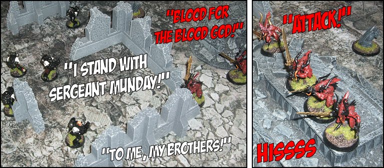 Fantorical: Warhammer 40K Report: Black Templars Verses Bloodletters ...