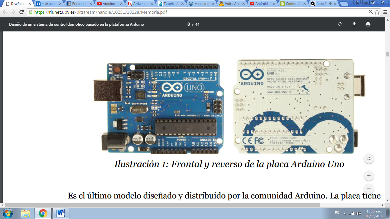Proyecto Escuela Industria : Encendido por control de voz y arduino uno ...