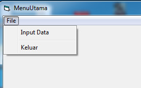 Tutorial Cara Membuat Menu Utama Di Visual Basic - Sampul Ilmu