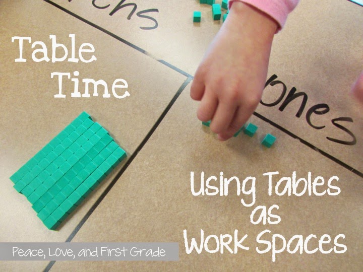 WRITING ON THE TABLE | Peace, Love, and First Grade