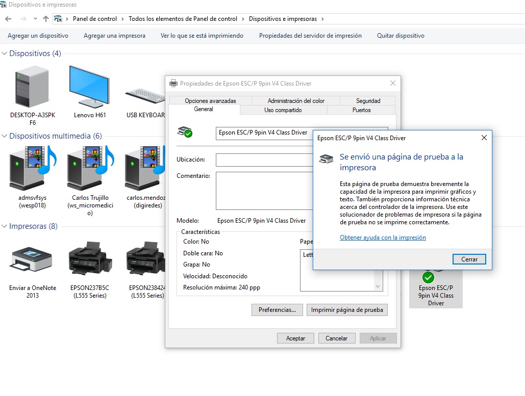 Configurar Impresora