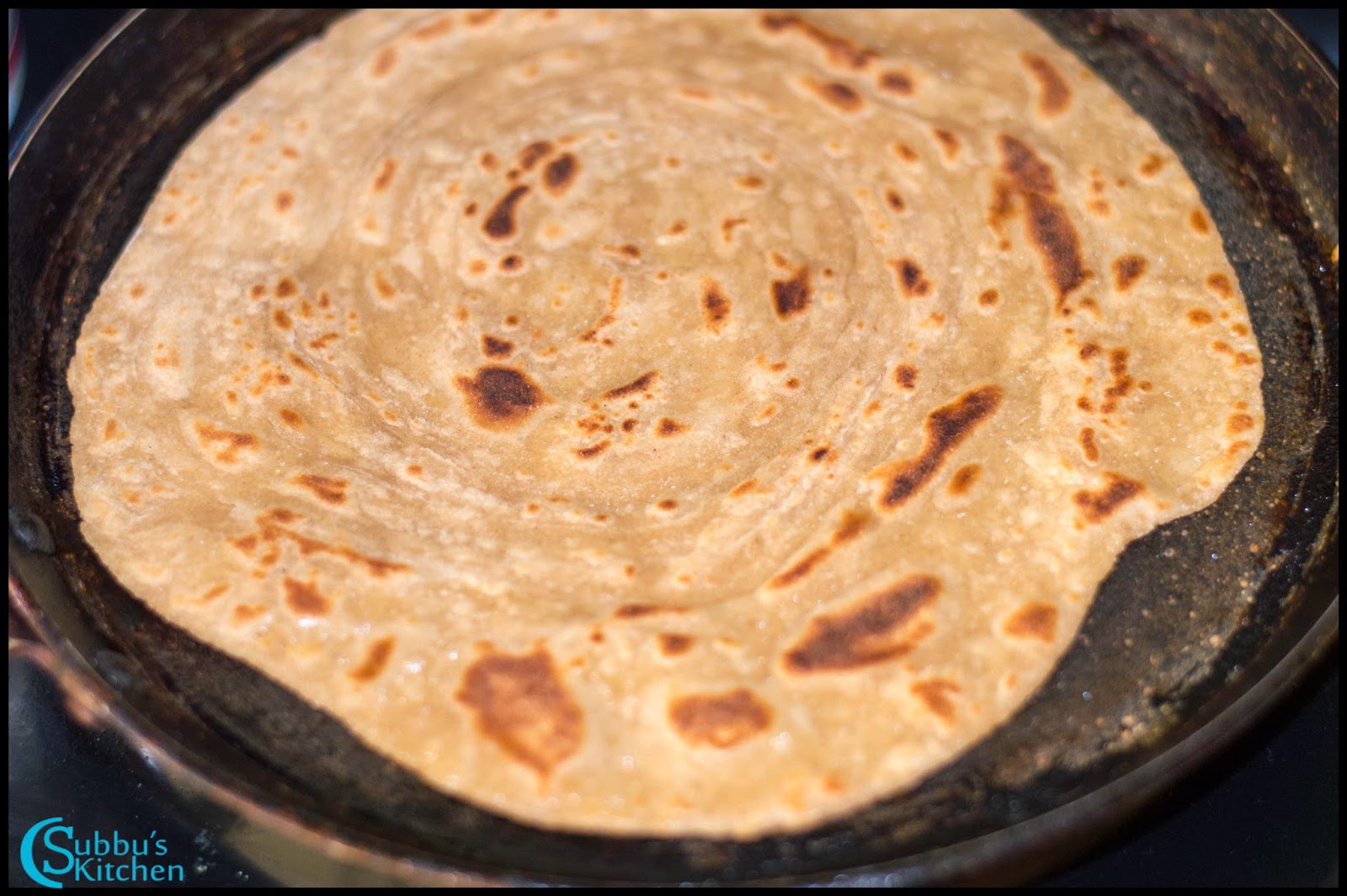 Lacha Paratha Recipe | Layered Indian Bread Recipe - Subbus Kitchen
