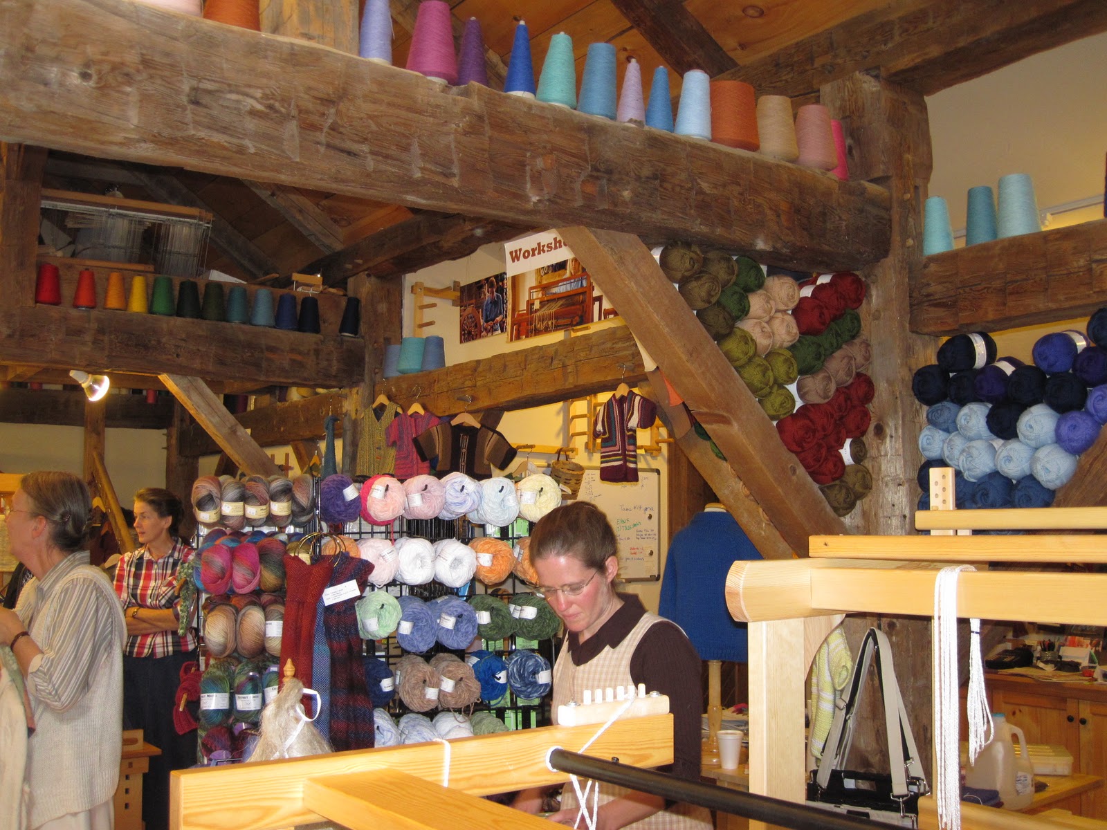An Expat Family and Their Adventures: Homestead Heritage: Fiber Crafts