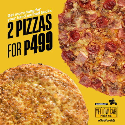 Manila Shopper: Yellow Cab Pizza Delivery Promo: til June 2019