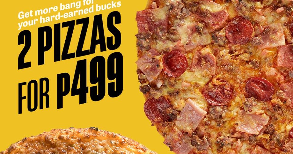 Manila Shopper: Yellow Cab Pizza Delivery Promo: til June 2019