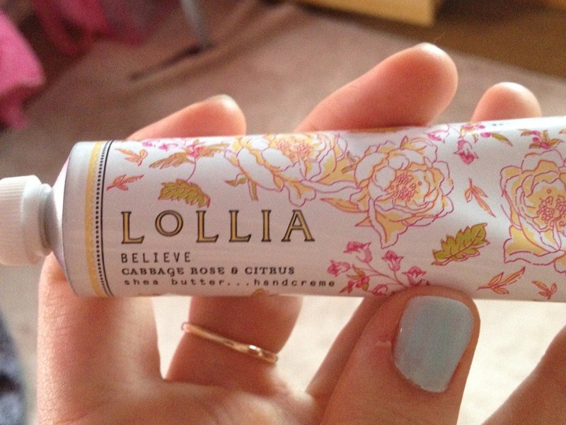 Ten months of discovery: Lollia hand cream